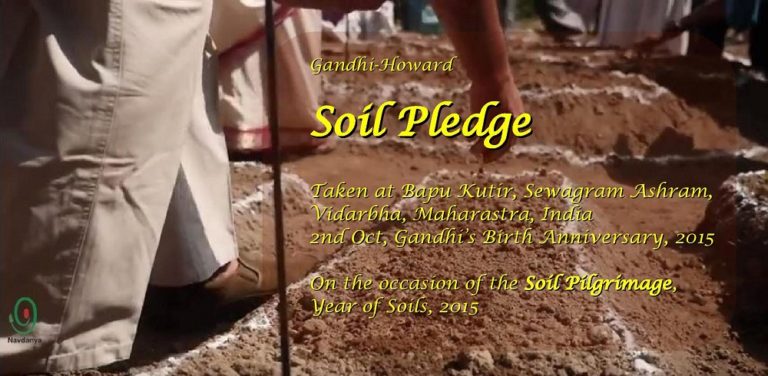 Gandhi-Howard Soil Pledge — Year of Soils 2015 - Seed Freedom