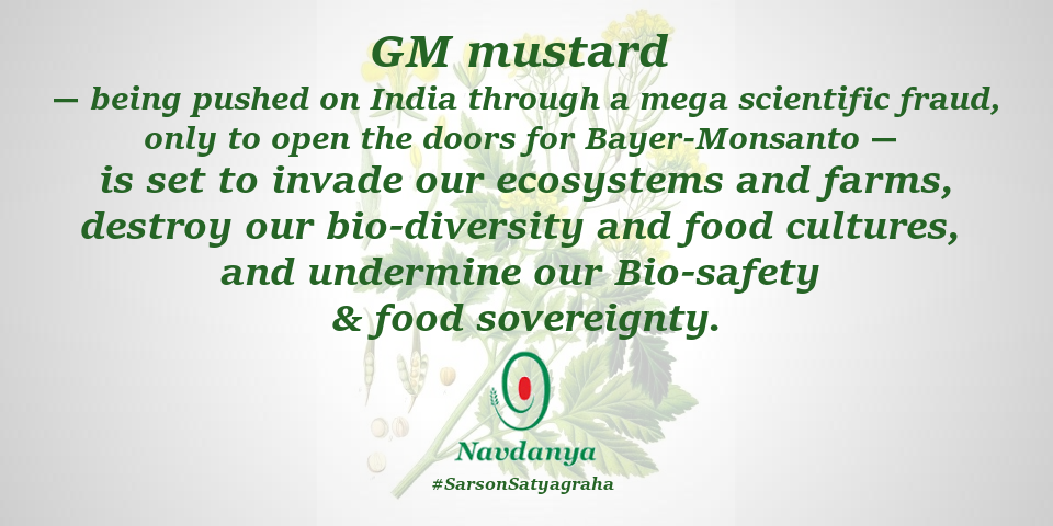 GMO-Mustard Bio-safety Assessment: A Scientific Fraud on the Nation ...